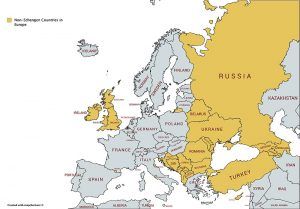 Non-Schengen-Countries-Europe-Non-Schengen-Map-2 | Wanderlust Crew