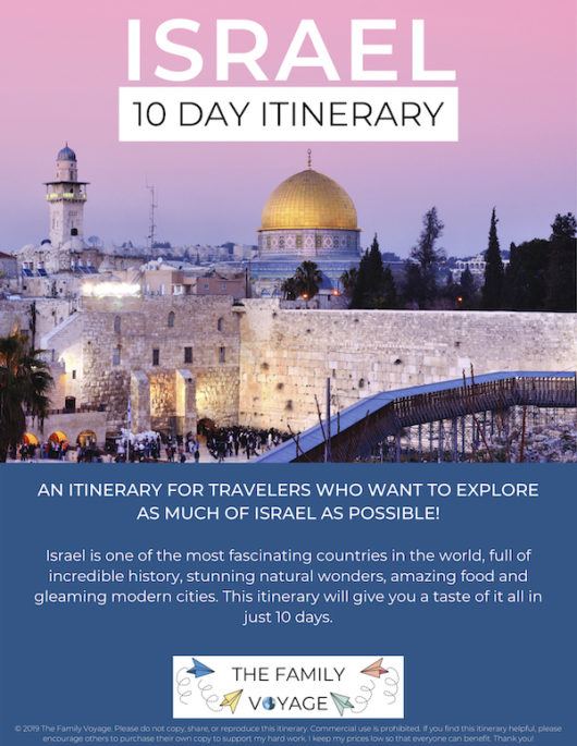 The Perfect Israel Itinerary - Guide & Interactive Israel Map ...